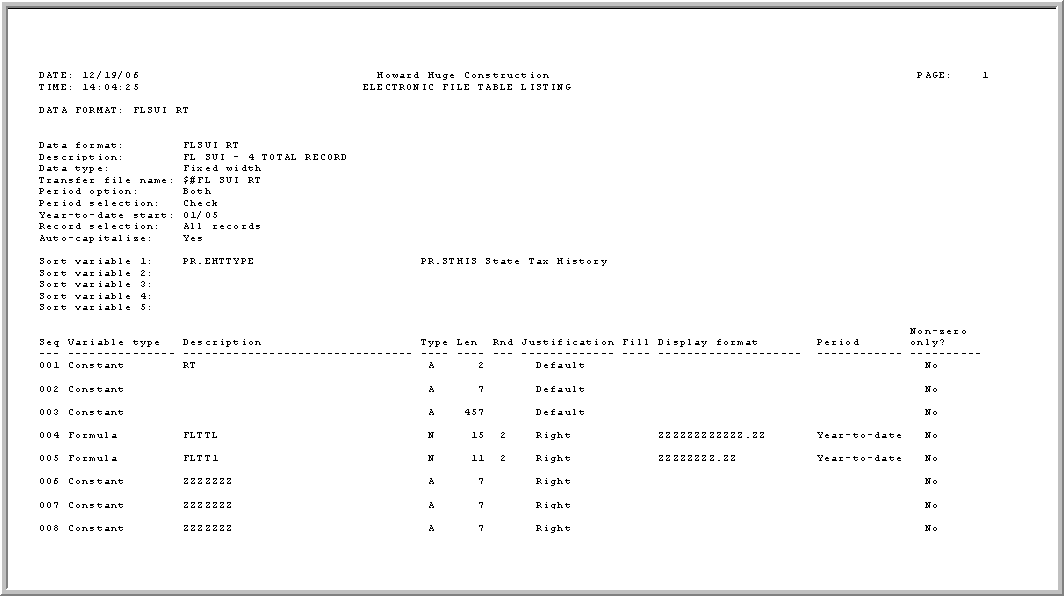 Electronic File Table Listing | Trimble Help (beta)