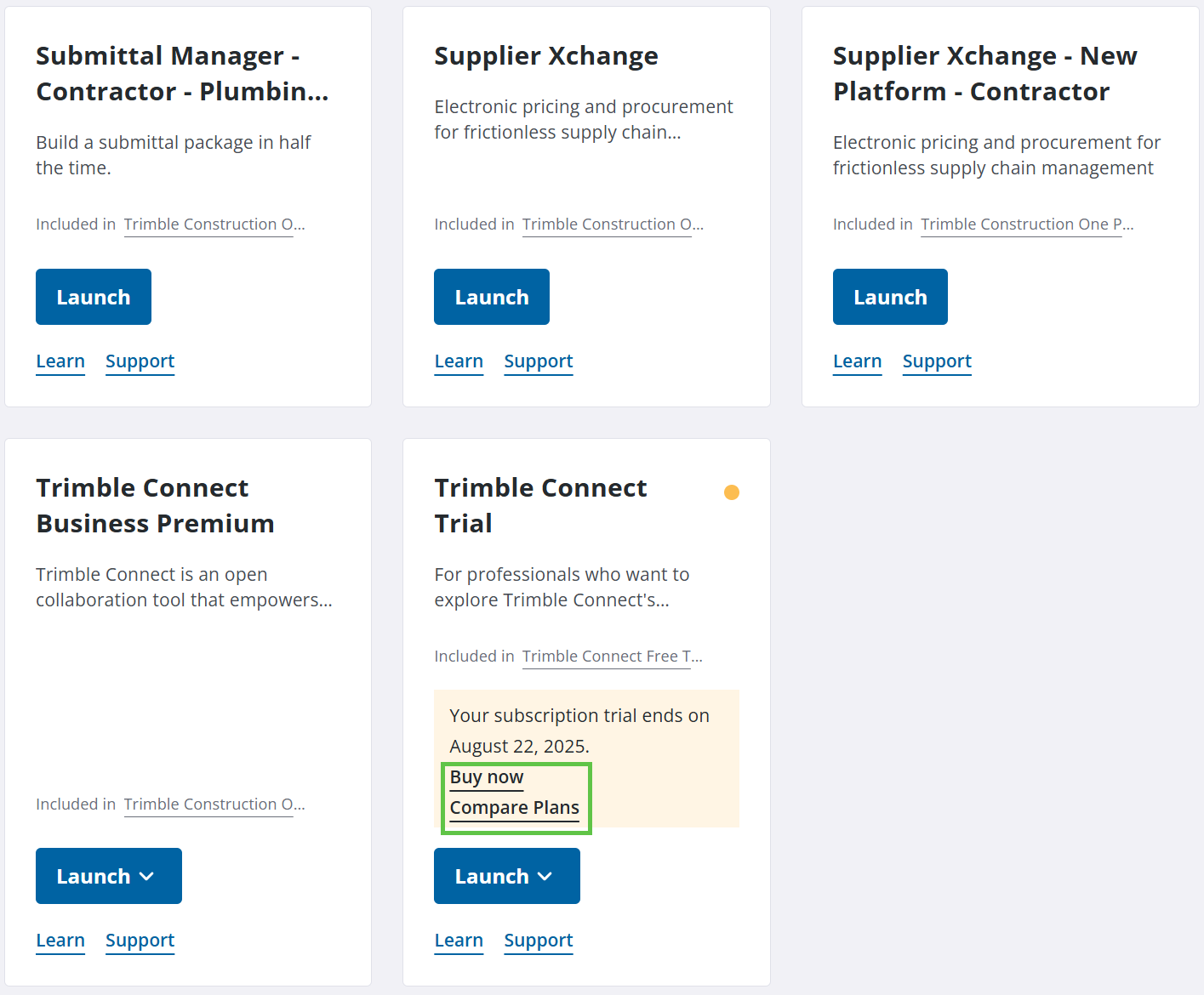 My Products | Trimble Help (beta)