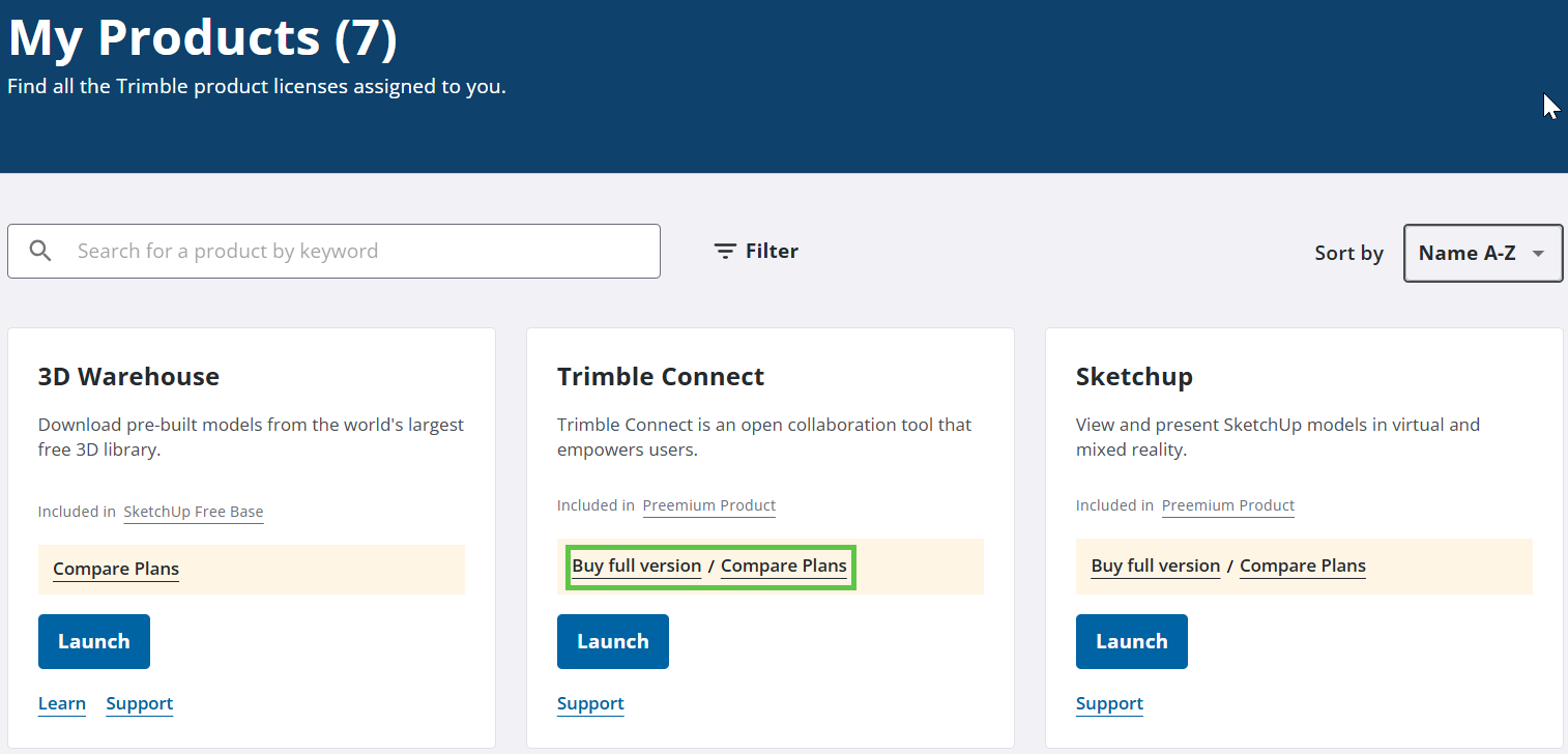 My Products | Trimble Help (beta)